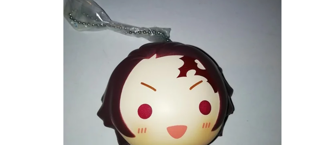 Tanjiro ver1 Fluffy Squeeze Bread 2nd Wave ( squishy manju bun) keycha