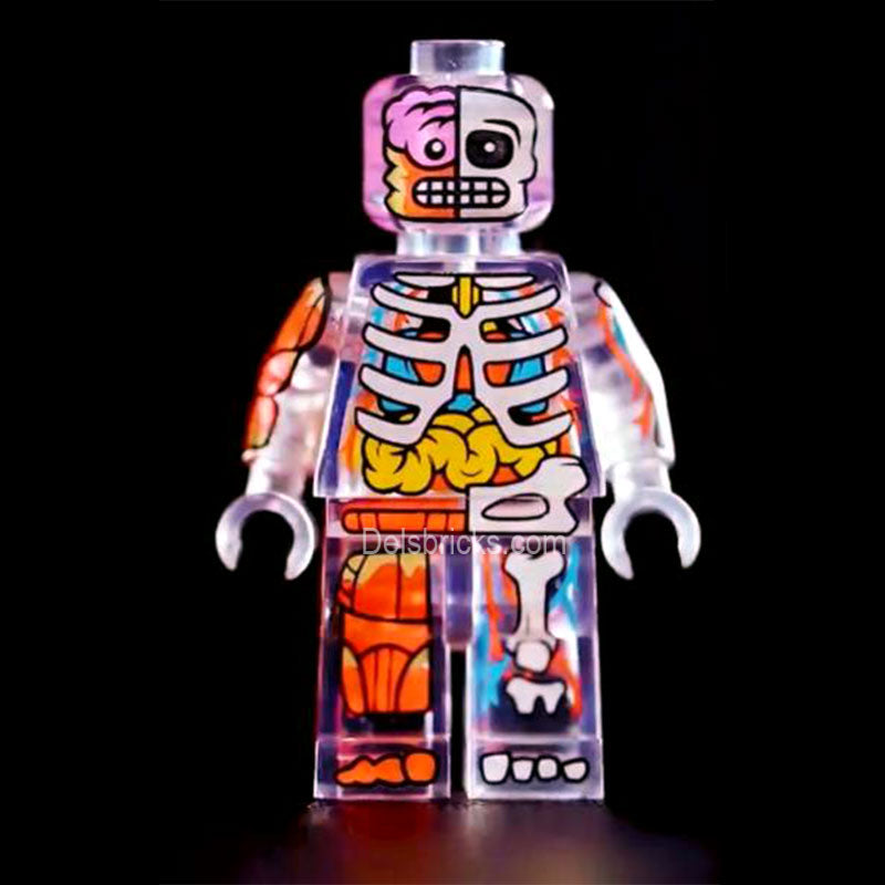 Human Body Transparent Visible Anatomy Man Lego Minifigures custom toy