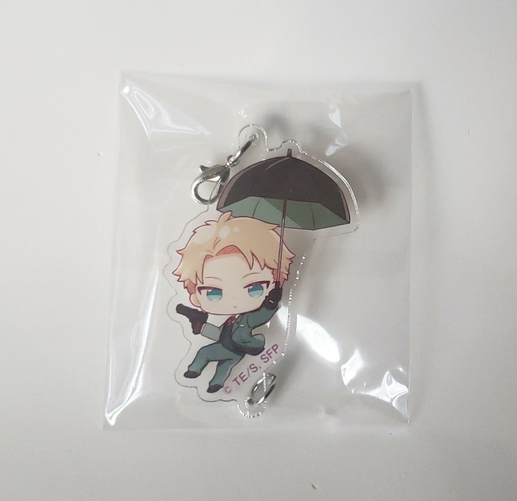 Spy x Family Tsunagaru! Loid Forger Acrylic Keychain zipper pull Charm