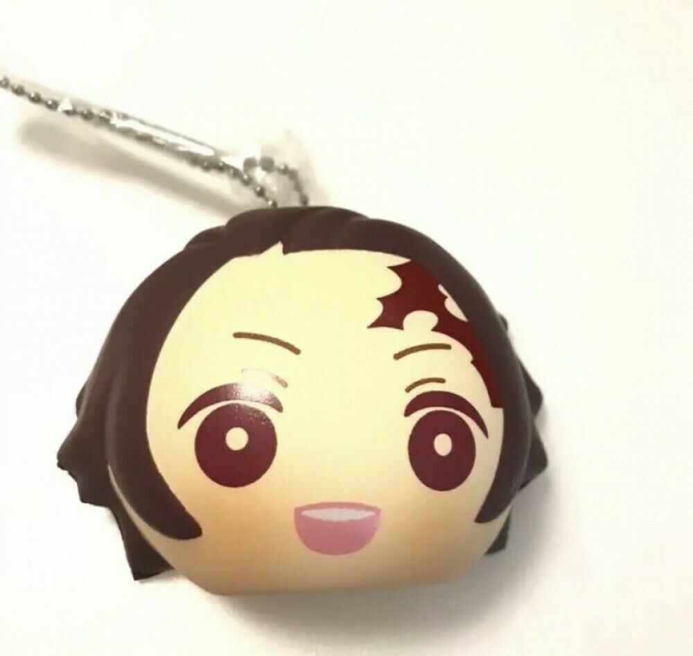 Tanjiro Fluffy Squeeze Bread 1st Wave ( squishy manju bun) keychain De